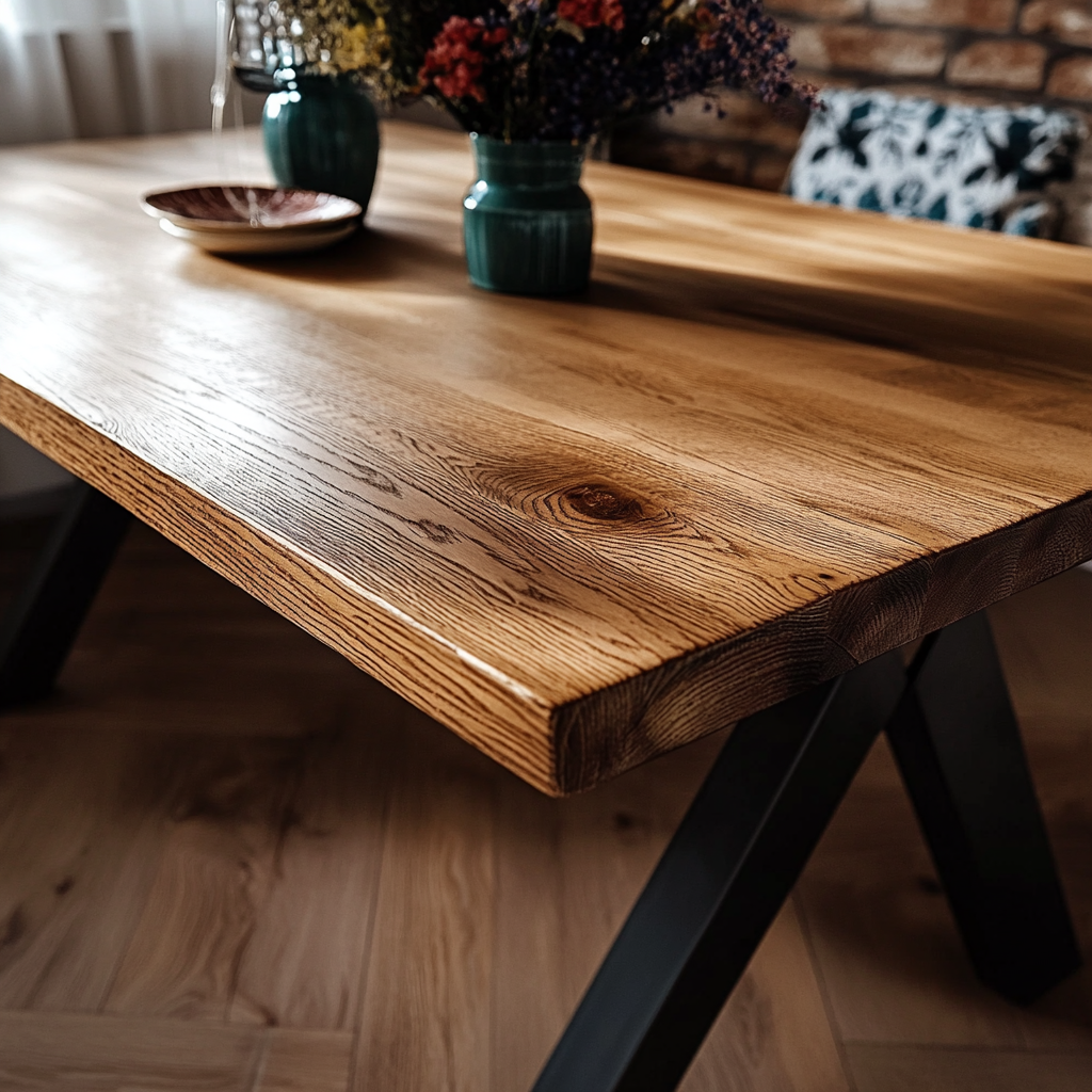 Chunky Rustic Wooden Dining Table | Australia Made Custom Table ...